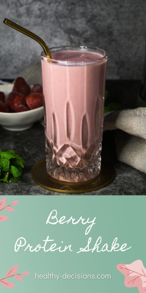 Berry Protein Shake | Healthy Recipe 🌱